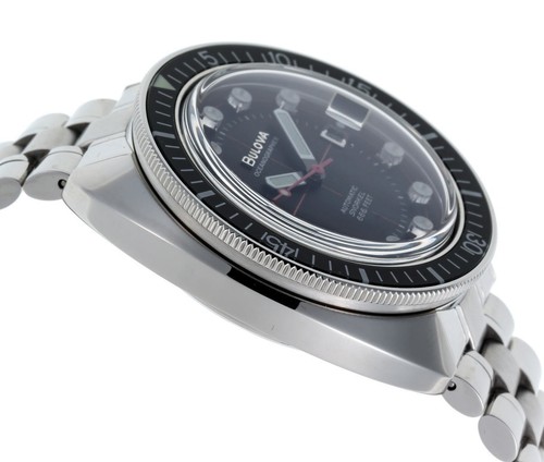 BULOVA WATCH OCEANOGRAPHER DEVIL DIVER 96B344 AUTOMATIC WINDING BLACK ...