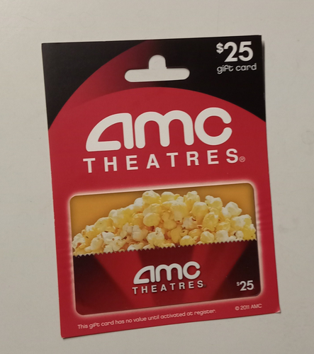1 AMC THEATRES GIFT CARD OF $25 NEW | eBay