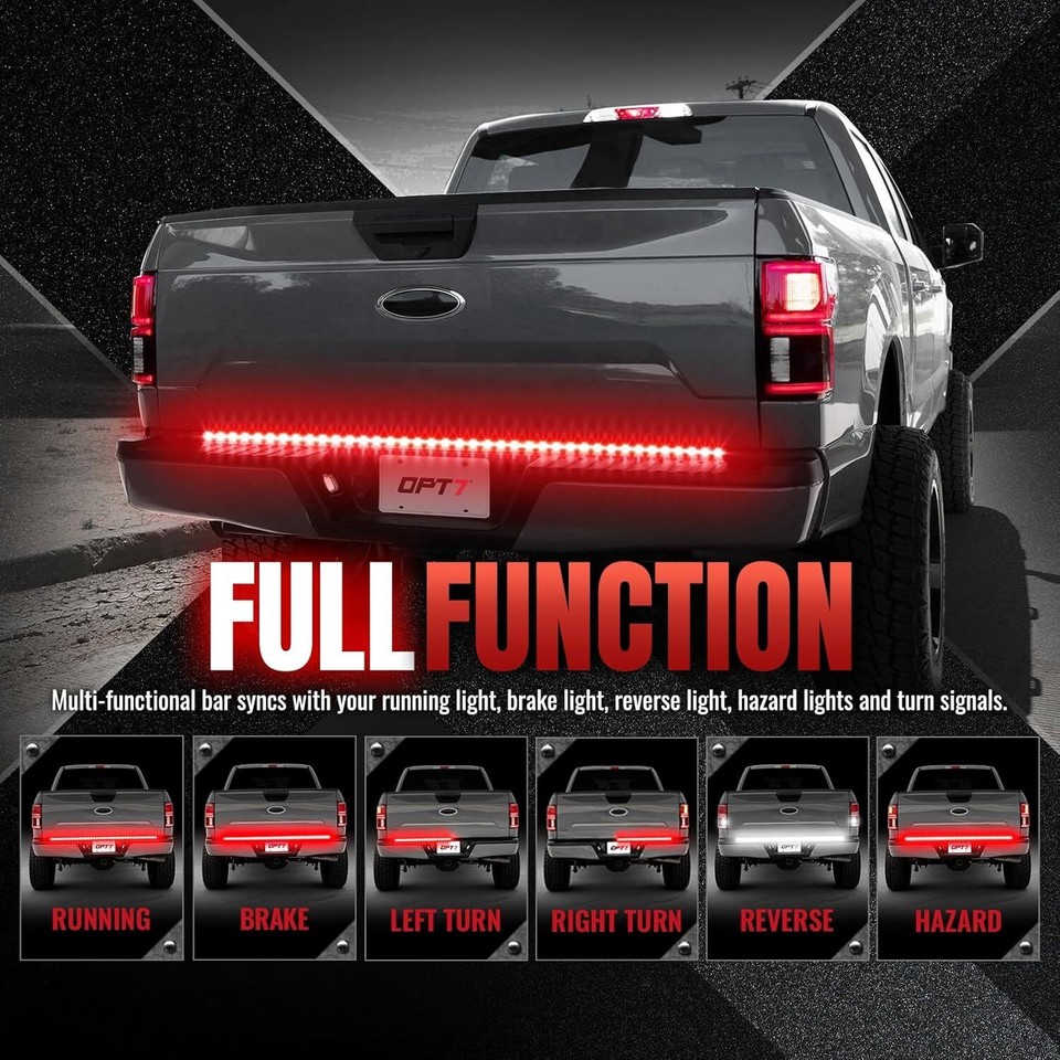 60" LED Tailgate Light Bar Truck Pickup Turn Signal Reverse Brake Back ...