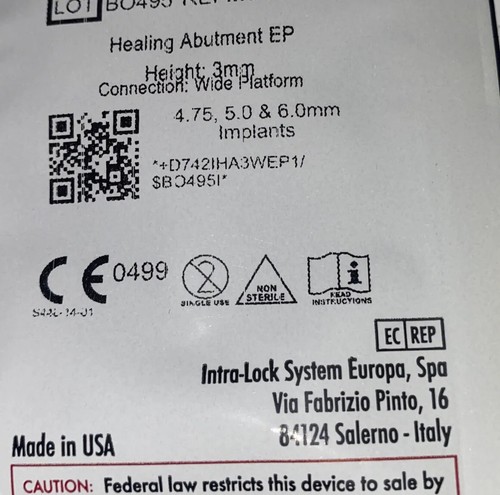 Intra -lock :Implant dentaire Ref: IHA3WEP | eBay