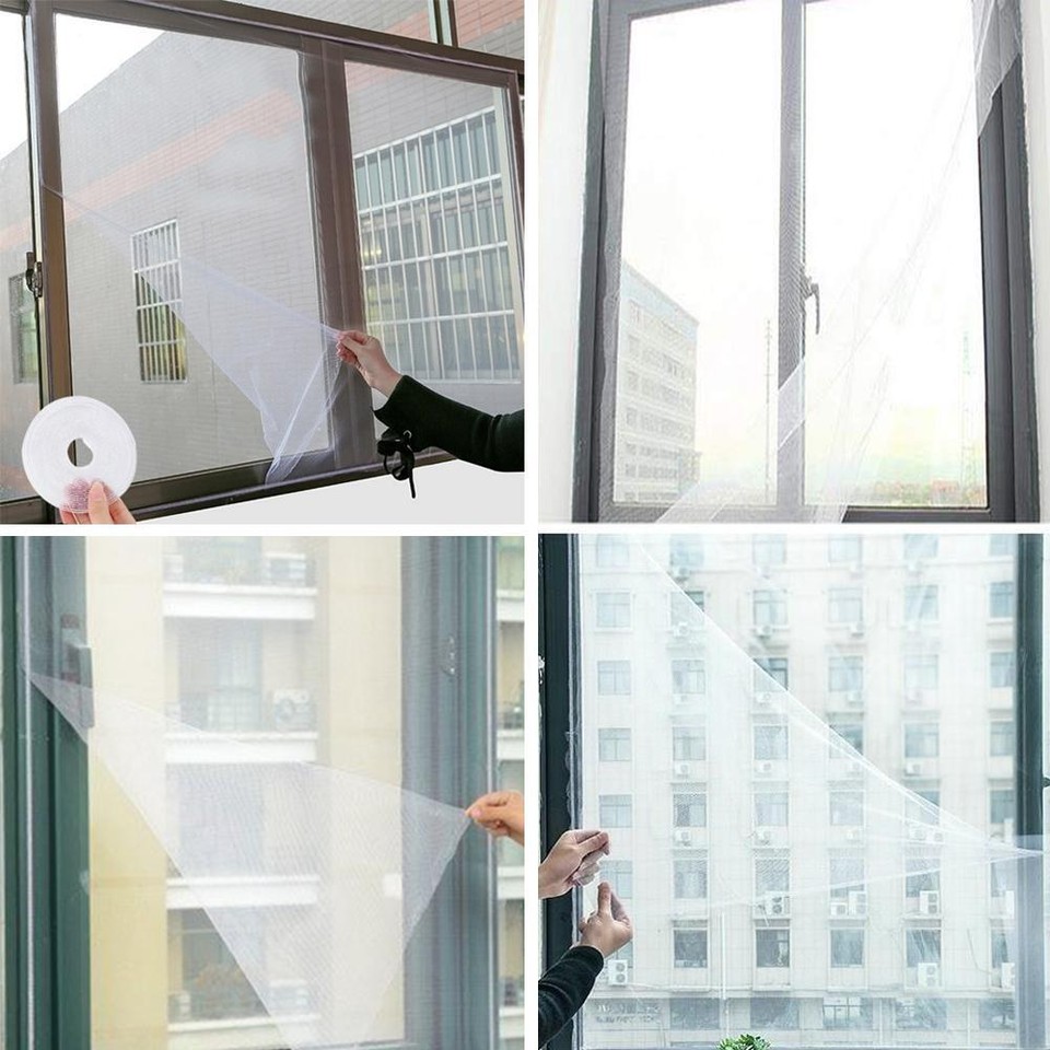 Fly Bug Mosquito Net DIY Curtain Kitchen Protector Window Anti-insect ...