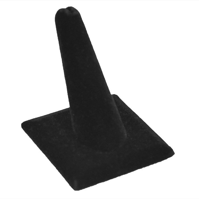 Black Velvet Single Ring Jewelry Display Stand Holder One Finger Stand ...