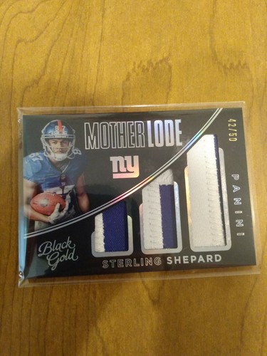 2016 Panini Black Gold - Mother Lode Triple Memorabilia Sterling ...