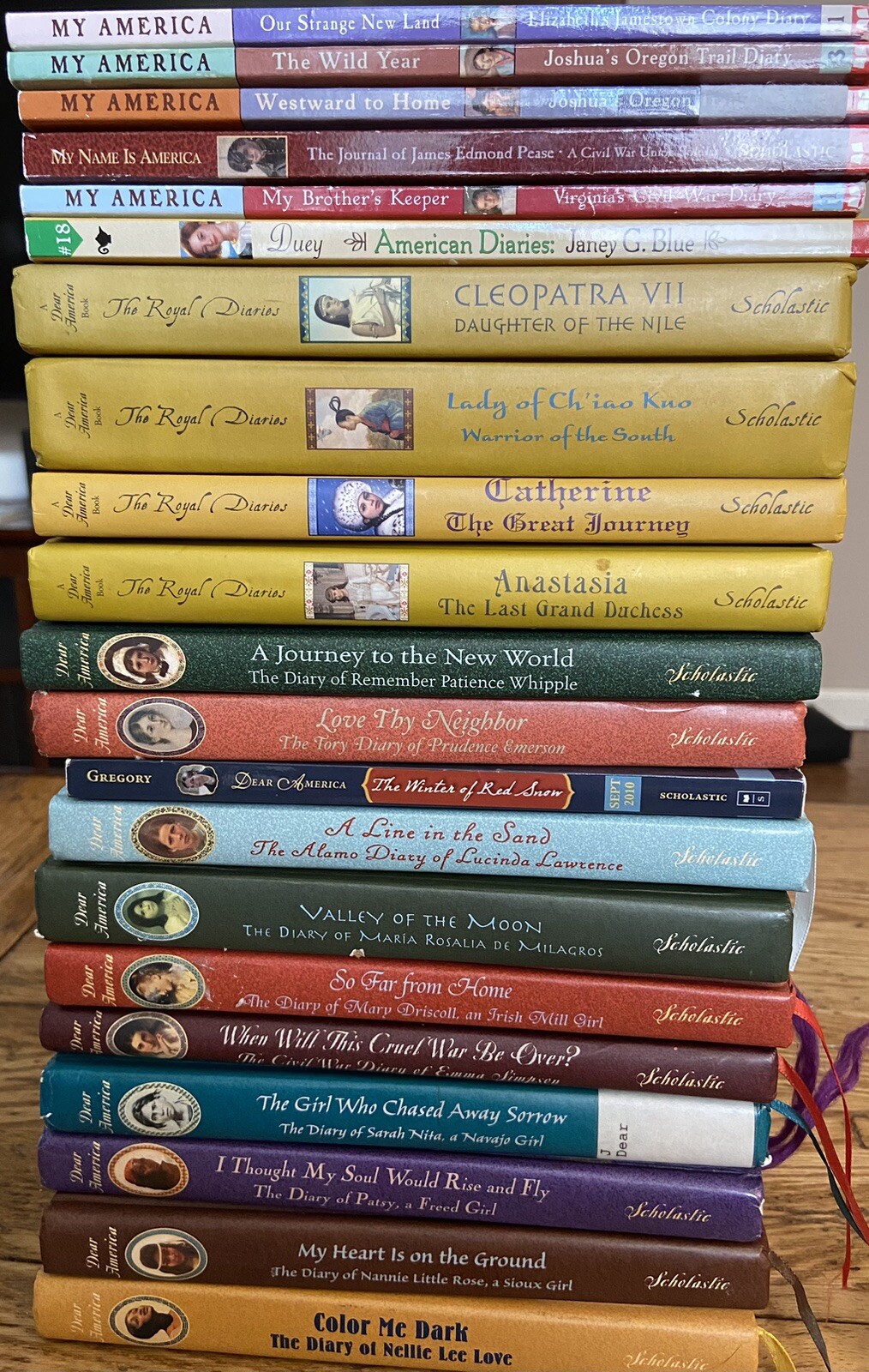 21 Dear America, Royal Diaries, My America & American Diaries Books ...