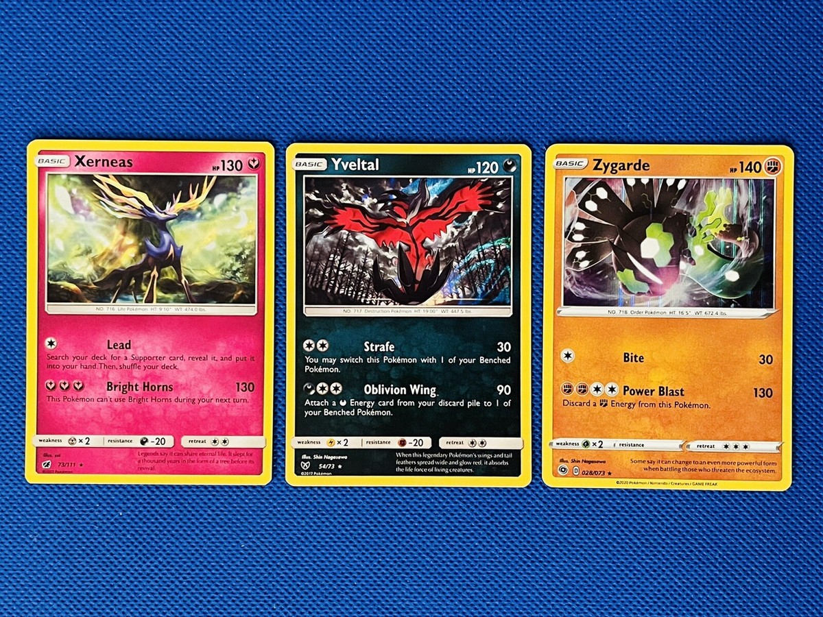 Legendary Pokemon Yveltal Pokemon Card