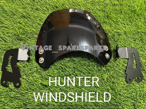 Complete Windshield Tinted Fly Screen With Fitting For Enfield Hunter ...
