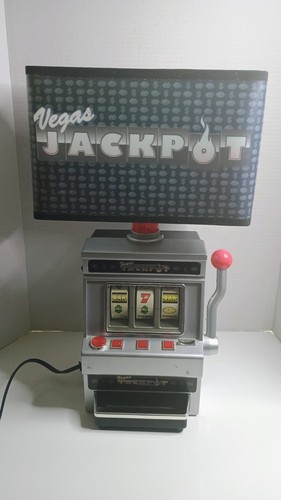 Vegas Jackpot Playable Slot Machine Lamp Tested and Working | eBay