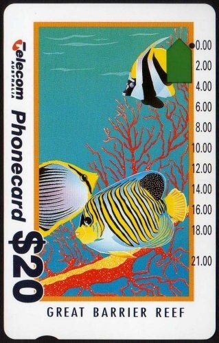 1993 | Australia Telecom NEW logo G930734a | Prefix 367 | $20 phonecard ...