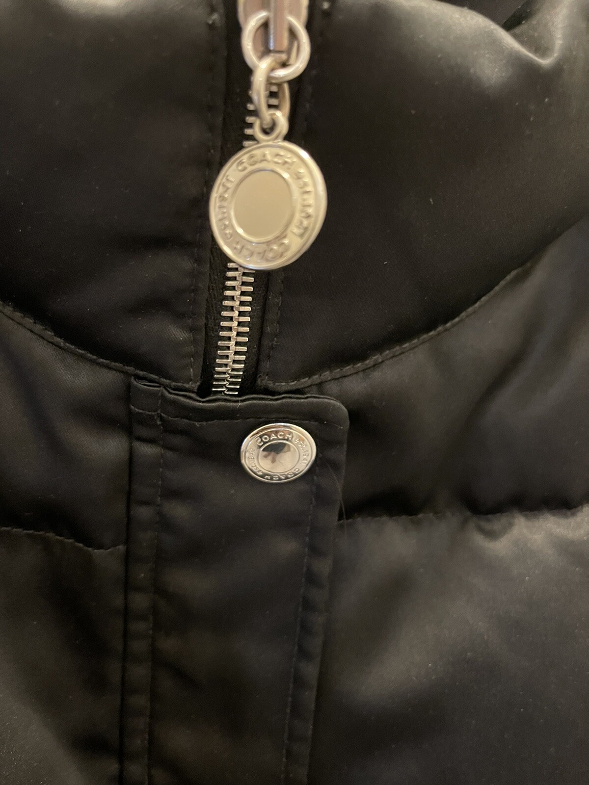 Coach Down Puffer Bomber Jacket - Gem