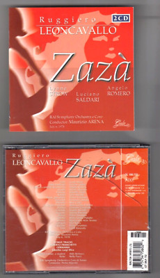 LEONCAVELLO-ZAZA-RARE 1978 IMPORT-2 CD OPERA SET-STROW-SALDARI-c ARIA ...
