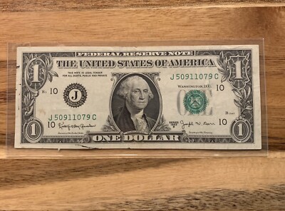 One Dollar 1963B Series Federal Reserve Note Joseph Barr Note! RARE | eBay