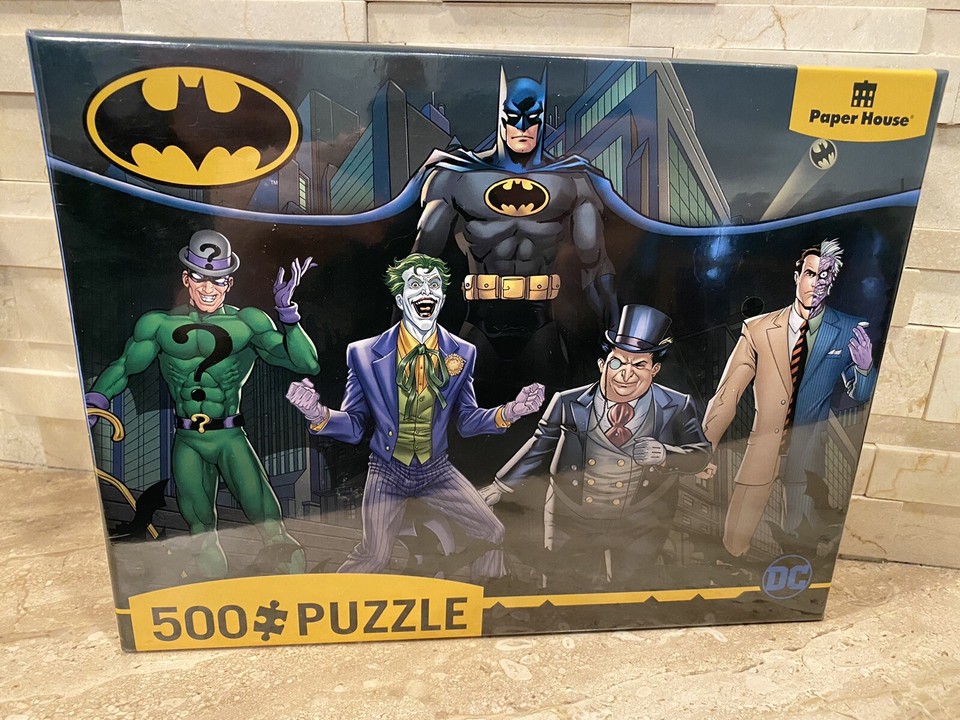 BATMAN CHARACTERS JOKER RIDDLER 500 PIECE JIGSAW PUZZLE | eBay