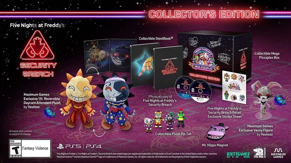Five Nights at Freddy's: Security Breach - Collector's Edition [Sony ...