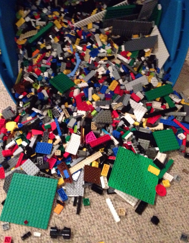 Lot Of 400 Random Lego Pieces Bricks / Lb / Parts / Mix Colors / +2 ...