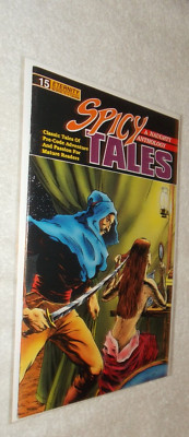 SPICY TALES # 15 1990 ETERNITY COMICS G/VG LOW GRADE HORROR PRE-CODE ...