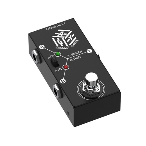 ABY Channel Switch ABY Line Selector AB Switch Guitar Effect Pedal True ...