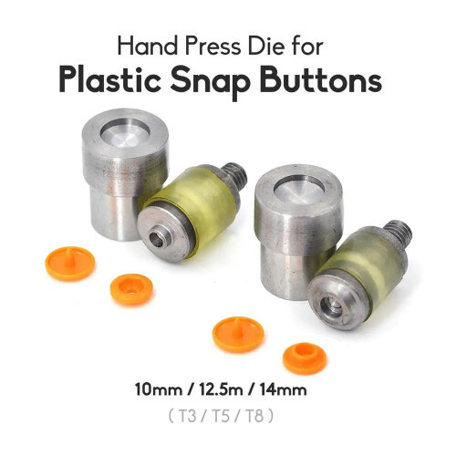 T3 T5 T8 1Set Plastic Snap Button Dies Mould Tool 10mm 12.5mm 14mm | eBay