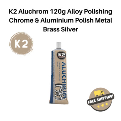K2 Aluchrom 120g Alloy Polishing Chrome & Aluminium Wheel Polish - K003 ...