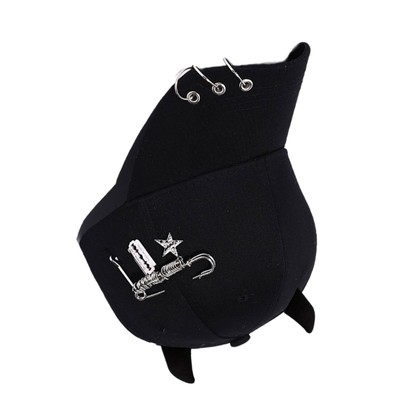 Harajuku Devil Hat with Horn Baseball Caps for Girl Women Casual ...