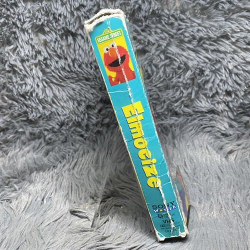 Elmocize VHS Tape 1996 Elmo Kids Video Sesame Street Exercise Workout ...