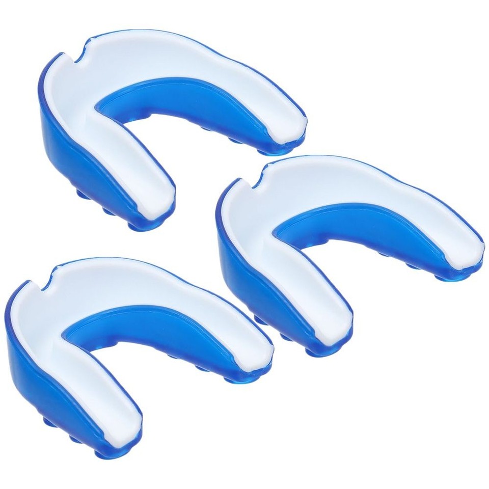 3PCS New Football Sport Teeth Protection Mouth Guard Boxing Gum Shield ...