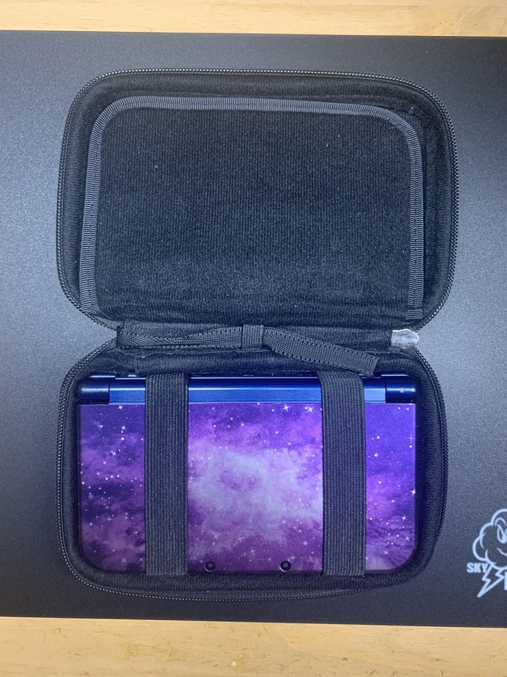 New Nintendo 3DS XL Galaxy Edition + 32 GB MicroSD Card + Charger ...