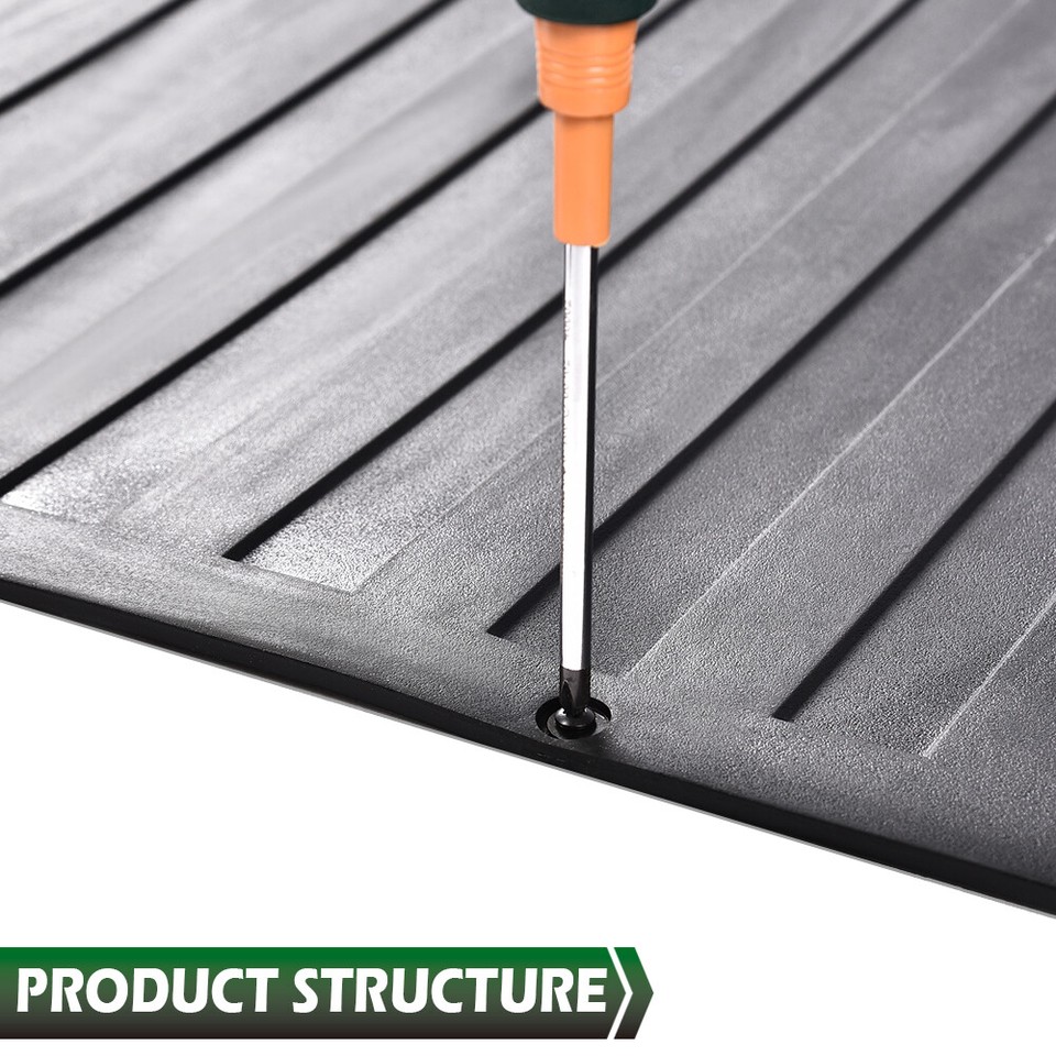 Fit For Pickup Trucks Heavy Duty Waterproof Rubber Tailgate Mat / Pad ...