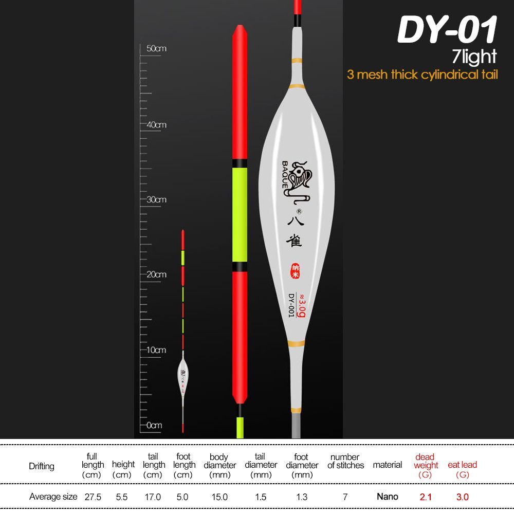 Durable Winter Bobber Float Short Crucian Carp Plastic Fishing Floats ...