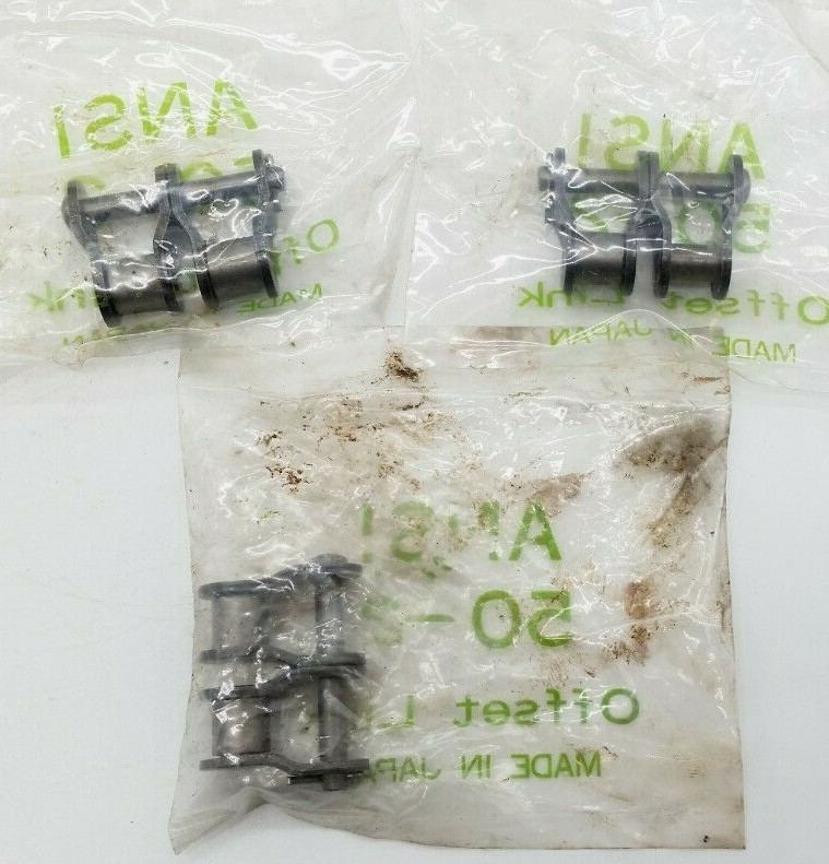 ANSI 50-2 Double Offset Link for Roller Chains (Lot of 3) | eBay