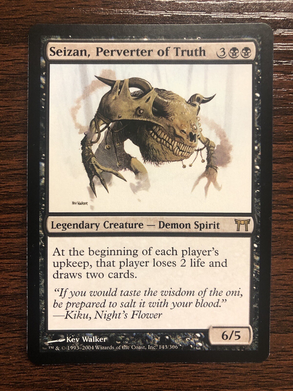 MTG "Seizan, Perverter of Truth" - Champions Of Kamigawa Rare (Card 143 ...