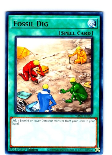 Yu-Gi-Oh! TCG Fossil Dig WISU-EN055 Wild Survivors | eBay