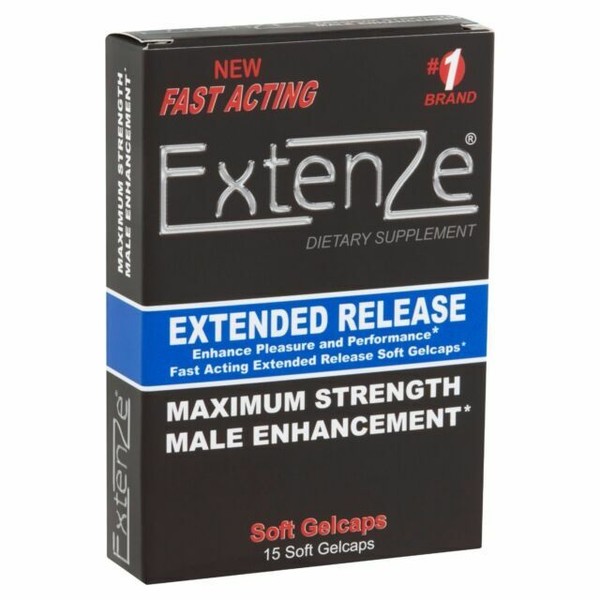 ExtenZe Extended Release Male Enhancement Supplement - 15 Capsule for ...