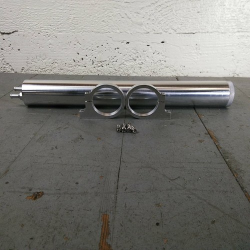 1974-78 Ford Mustang 15" Polished Aluminum Radiator Overflow Puke Tank ...