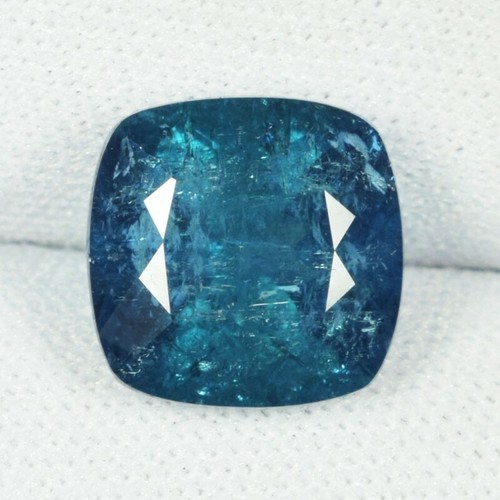 4.71 ct MASSIVE INCLUSION NATURAL INDICOLITE BLUE TOURMALINE Cus C Vdo ...