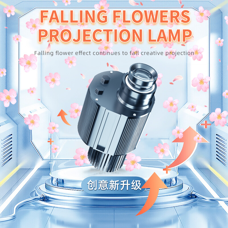 40W-600W Custom Flower Dynamic Effect Pattern Projection Logo Gobo ...