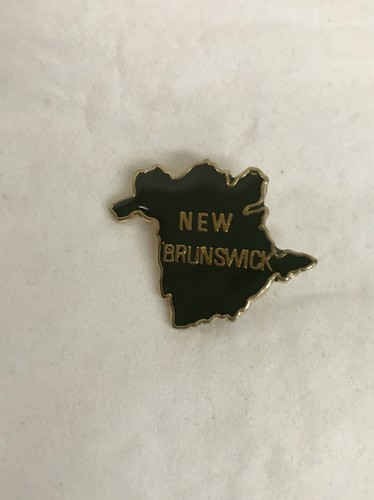 New Brunswick Collector Hat Pin Green Gold Pinback | eBay