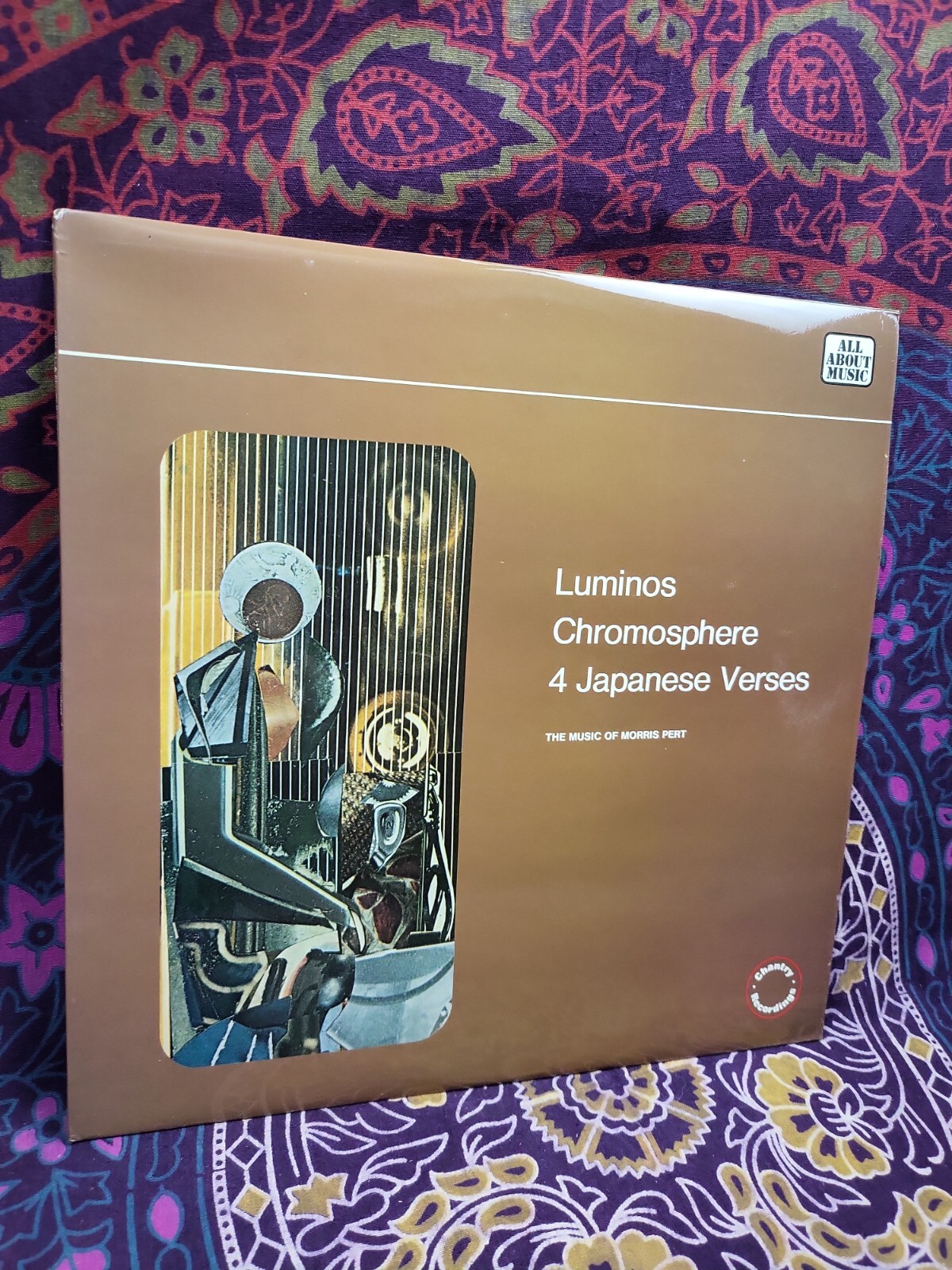 Morris Pert - Luminos Chromosphere 4 Japanese Verses Vinyl Record Album ABM 21 | eBay