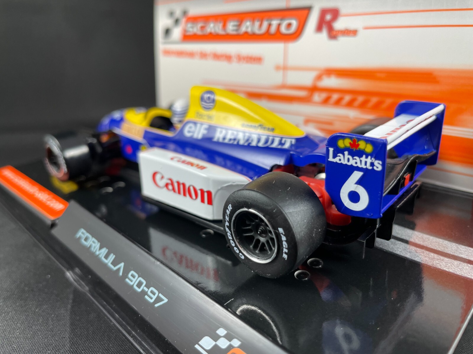 * SC-6269 SCALEAUTO F1 WILLAMS RENAULT CANON RICCARDO PATRESE #6 1:32 ...
