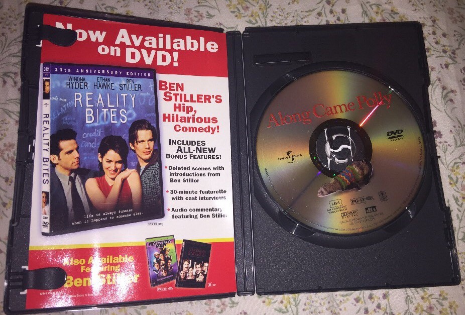 Along Came Polly (DVD, 2004, Widescreen Edition) Ben Stiller ...