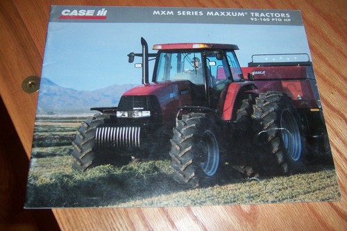 CASE-IH MXM SERIES MAXXUM TRACTORS 95-160 PTO HP, LIT. AE-509072 2002 ...