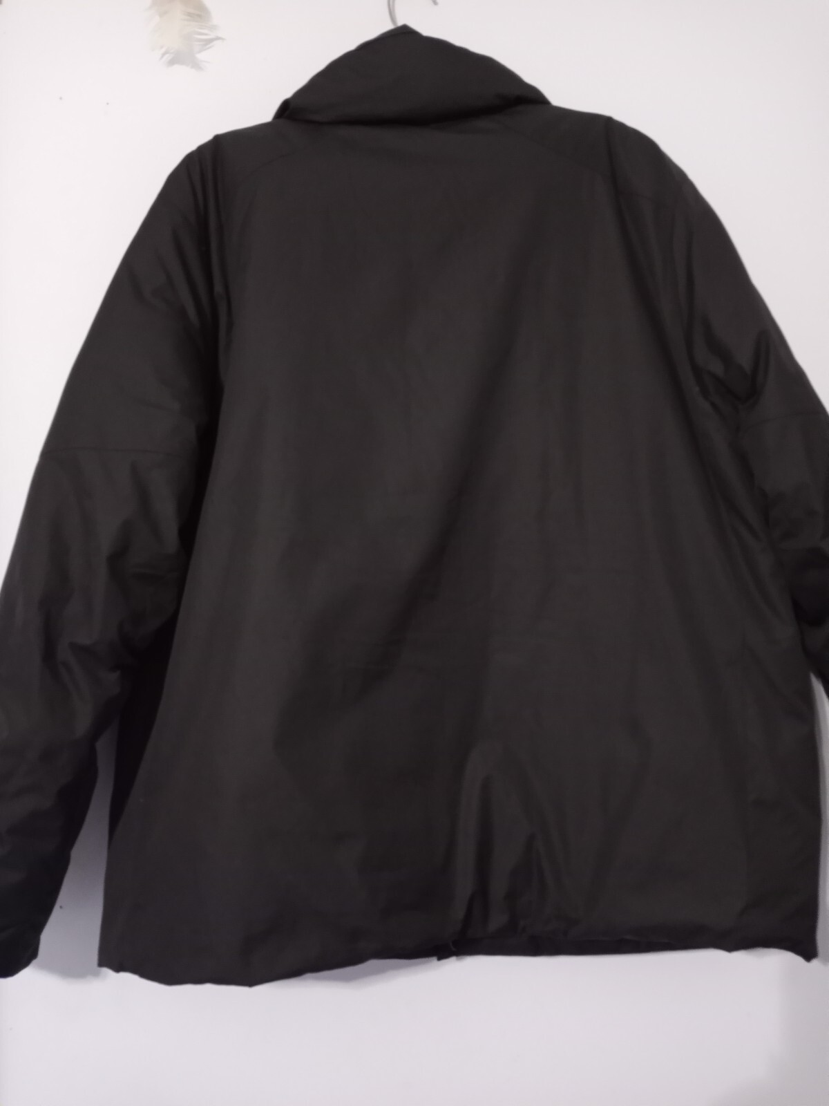 Weatherproof 32 Degrees Jacket XL Down Black w Gray Lining Faux Suede ...