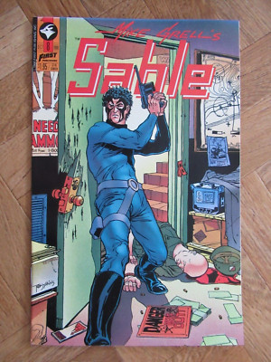 MIKE GRELL'S SABLE #8 FIRST COMICS VERY FINE (Z13) | eBay
