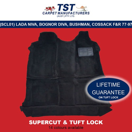 MOULDED CAR CARPET FITS(SCL01) LADA NIVA, BOGNOR DIVA/BUSHMAN/COSSACK F ...