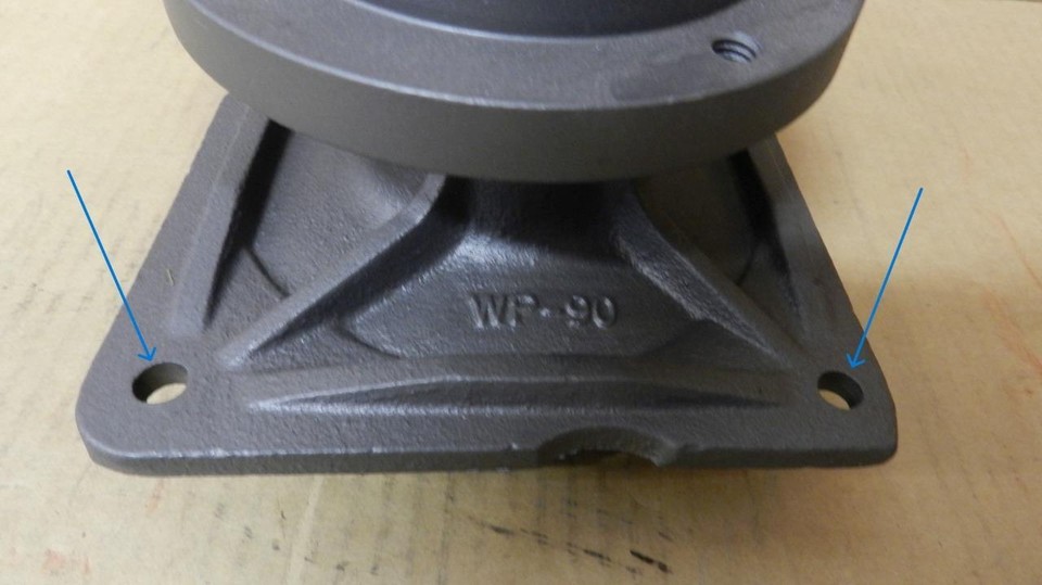 1976-90 International Cargostar DV550 9.0L V8 Diesel rebuilt water pump ...