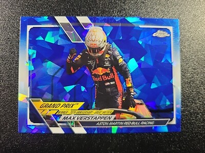 Sapphire Max Verstappen Red Bull Card #142 2021 Topps Chrome Formula 1 ...