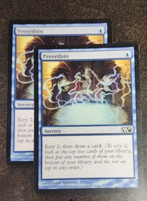 2x Preordain common sorcery cards - M11 - NM/VG | eBay