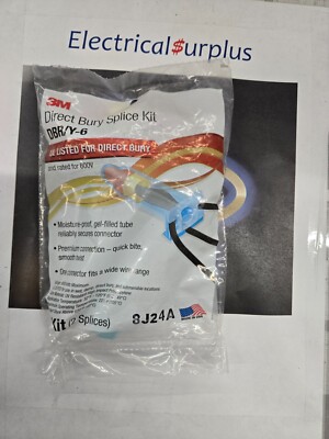 3M DBR/Y-6 KIT Red/Yellow Bury Splice Kit, 18-10 AWG 2-Pack **Free ...
