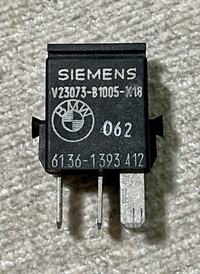 BMW R 1200 OEM Mini Relay 61.36-1 393 412 Siemens V23073-B1005-X18 ...