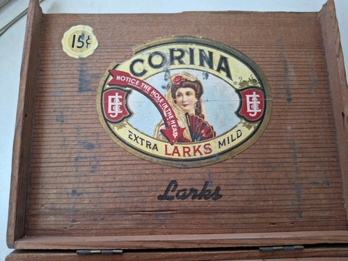 Corina Larks Cigar Wooden Box | eBay