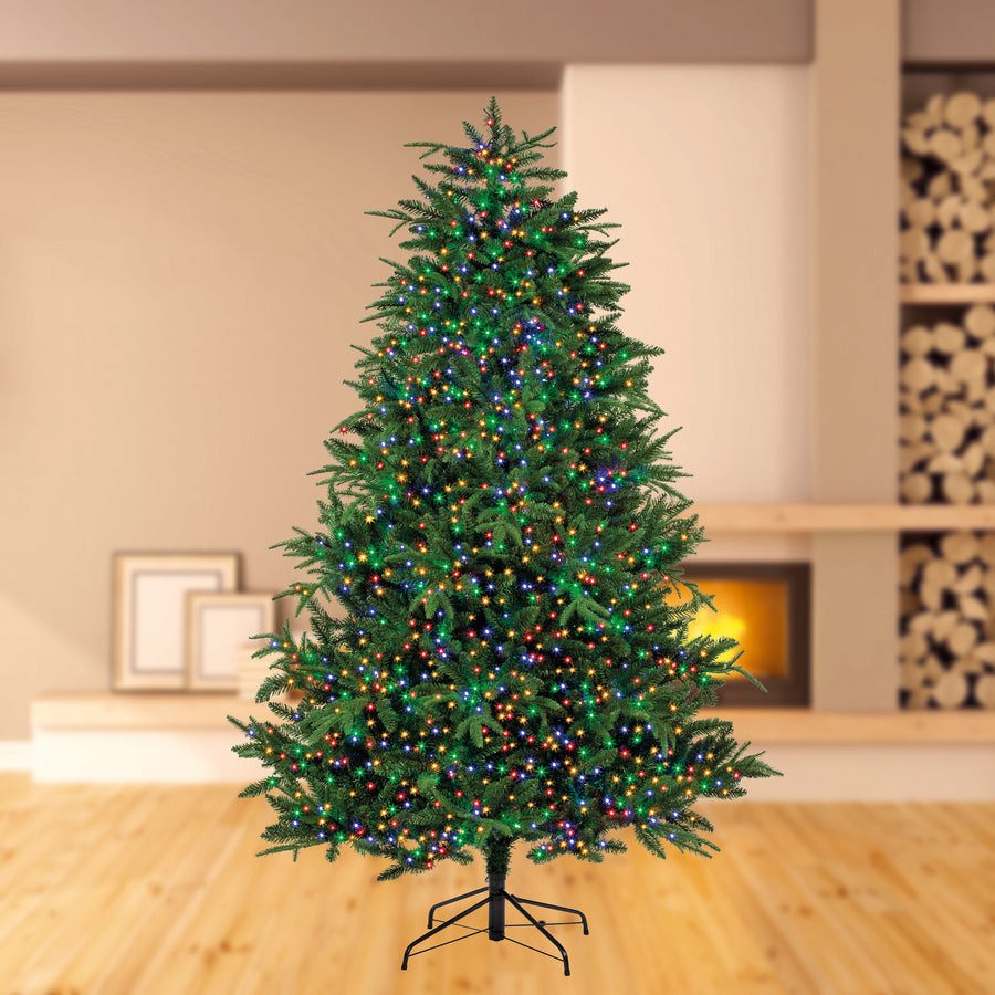 Premier 2000 LED Multi-Action TreeBrights Christmas Tree Lights Timer ...